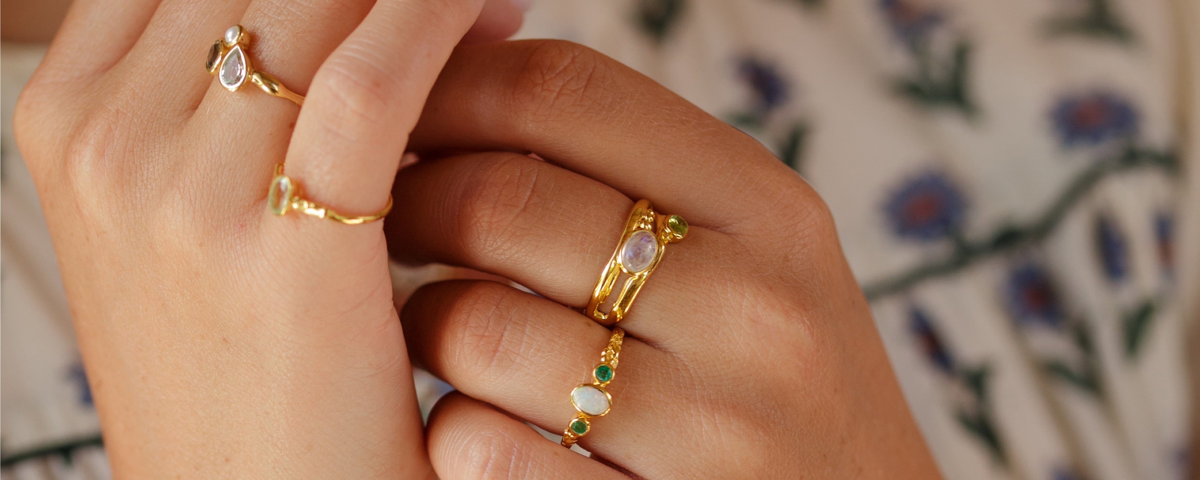 Gold Vermeil Rings | Gold Jewellery for Her | Isla Silver